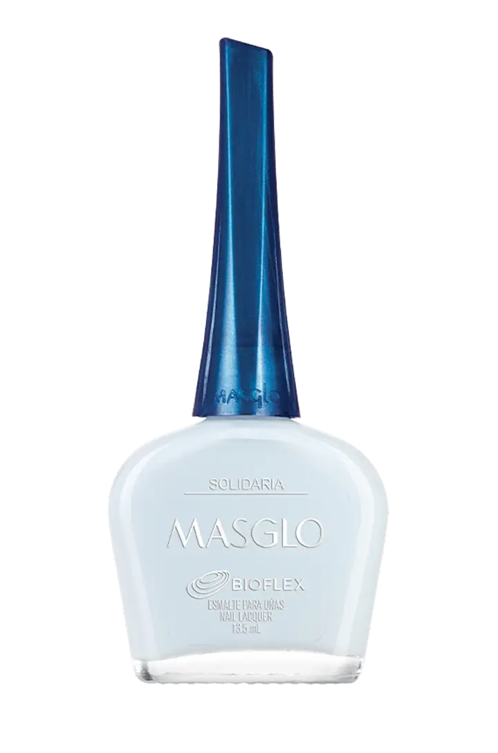 SOLIDARIA - ESMALTE TRADICIONAL CREMOSO MASGLO 13,5 ML - GAMA AZUL ...