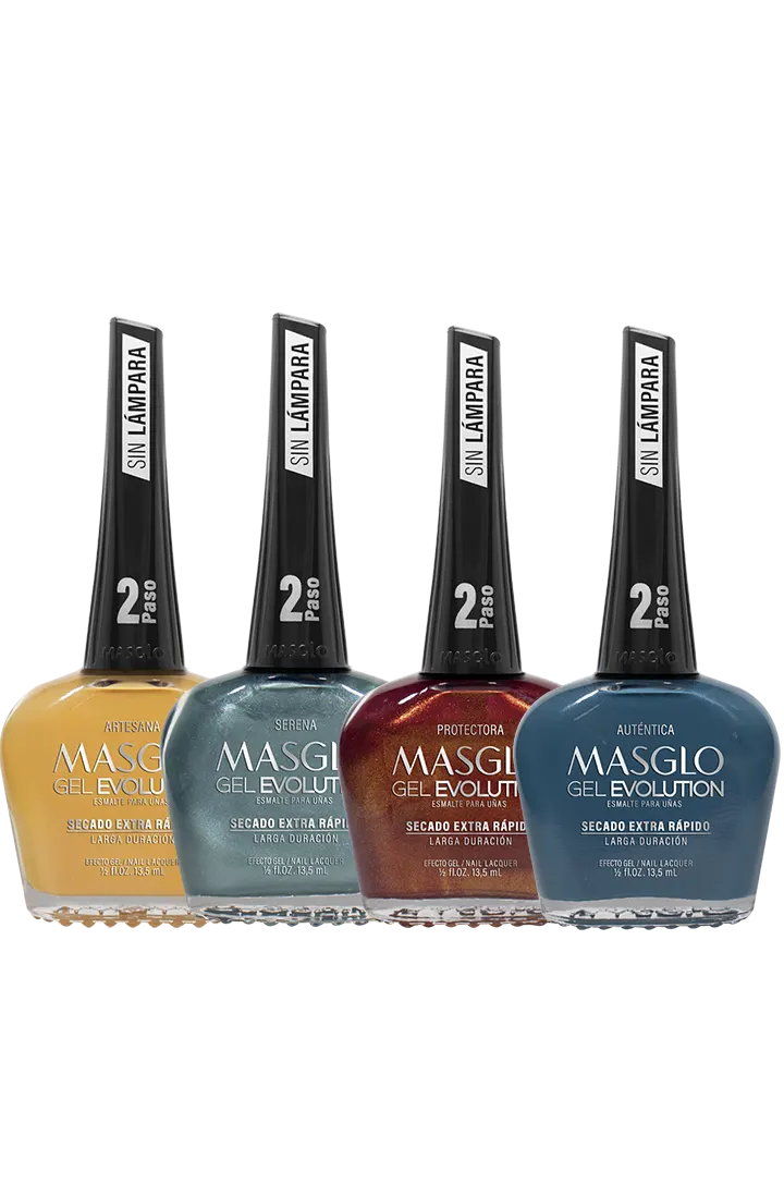 KIT ESMALTES GEL EVOLUTION - COLECCIÓN MASGLO LEGADO 13.5 ML – Masglo ...